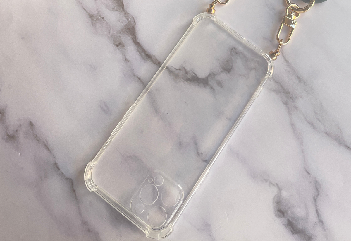 Clear Phone Case only with Rings – Puzzle Design